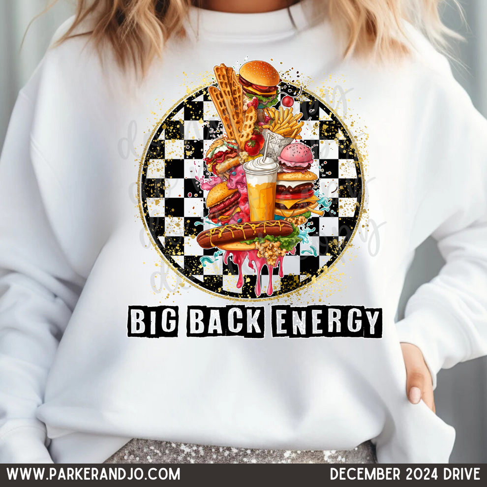 Big Back Energy PNG – Parker & Jo
