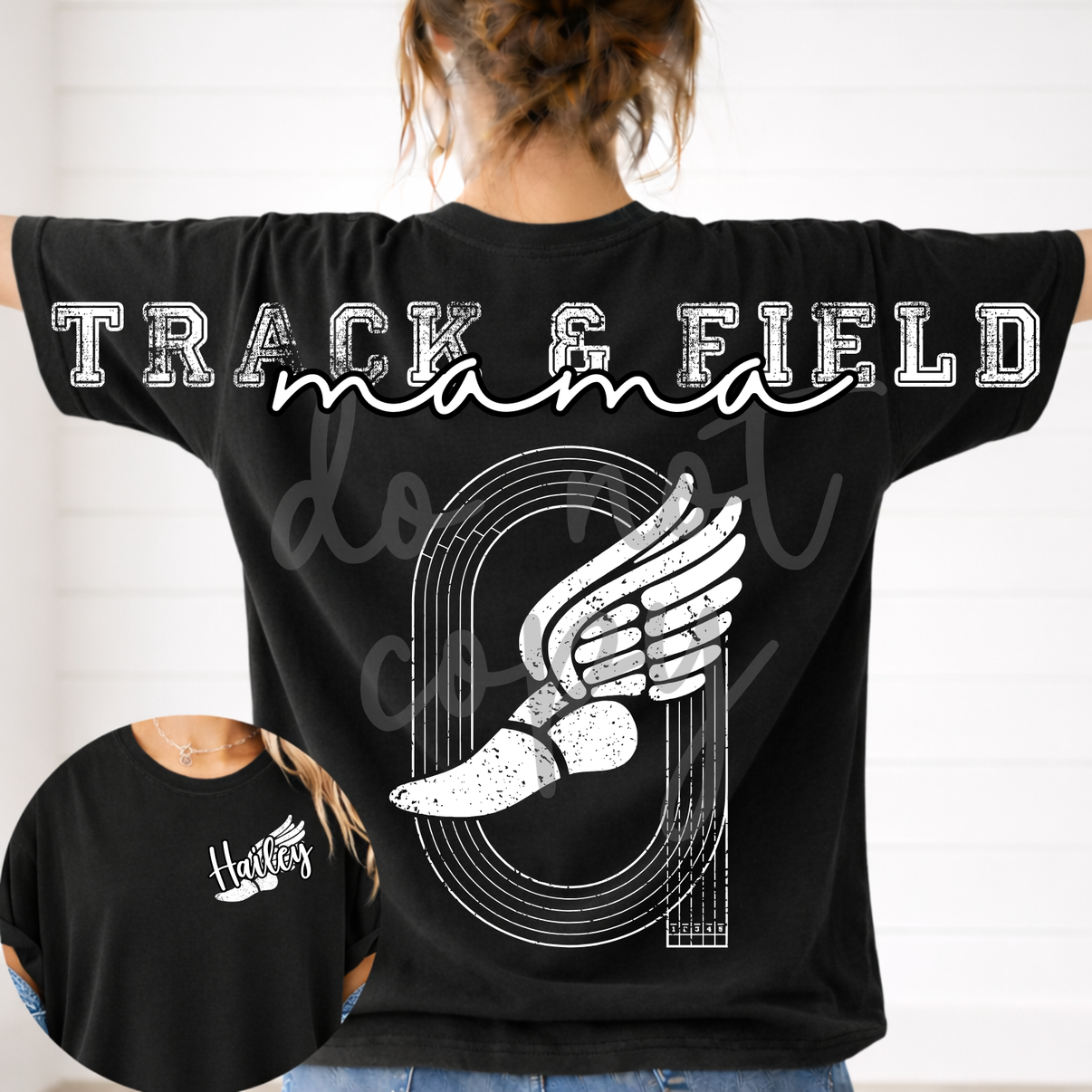 Track and Field Mama Long Editable Template – Parker & Jo