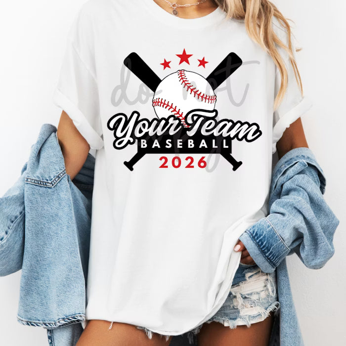 Your Team Baseball Editable Canva Template – Parker & Jo