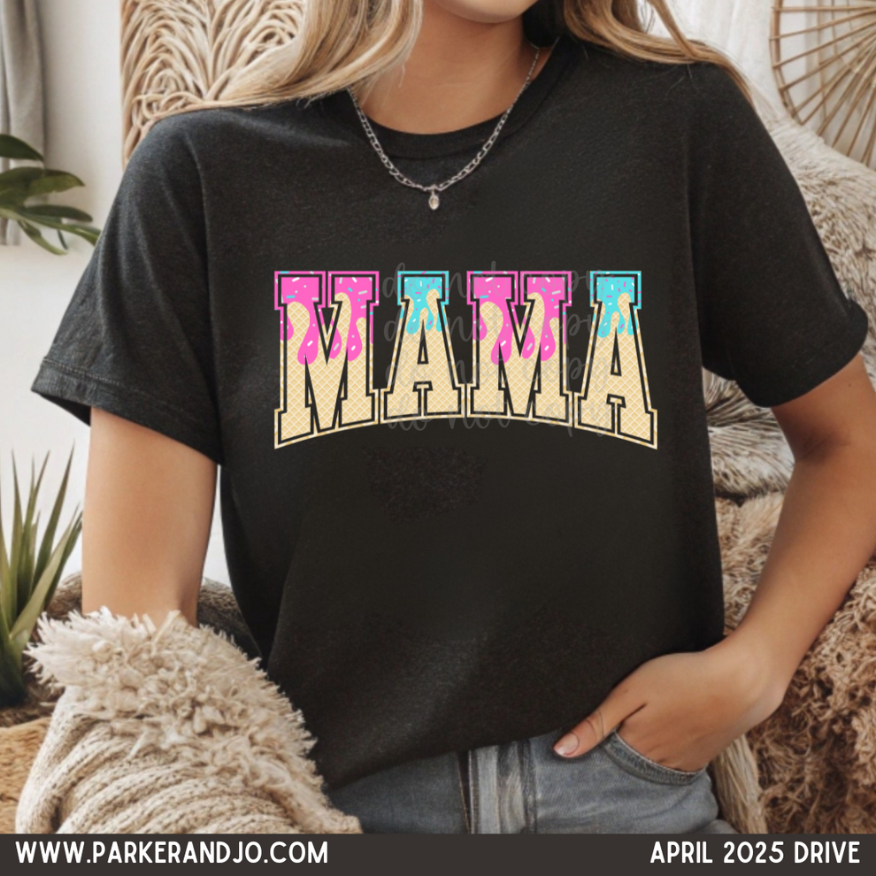 MAMA Ice Cream Drip png – Parker & Jo