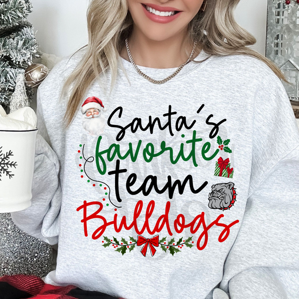 Santa's Favorite Team Mascot Canva Template – Parker & Jo