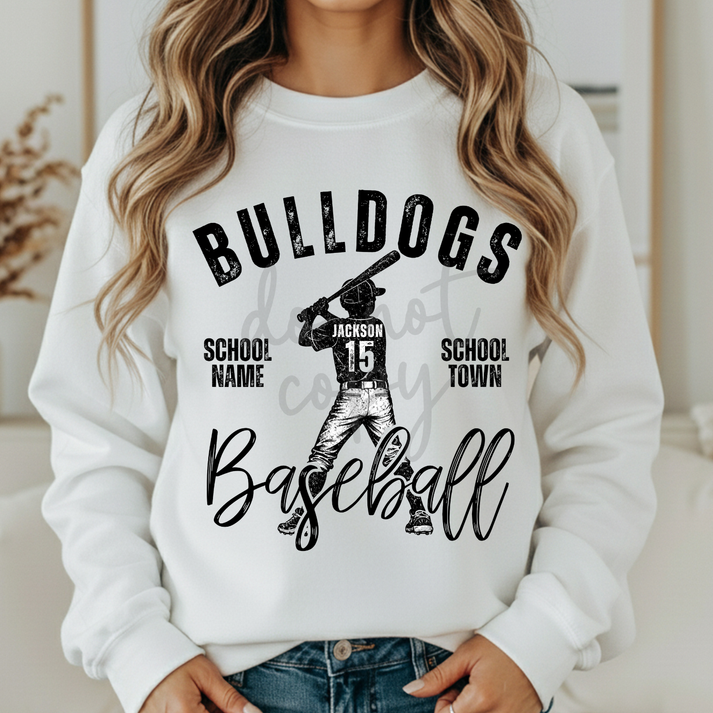 Vintage Baseball Team Editable Canva Template – Parker & Jo